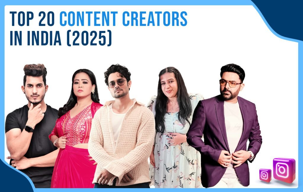 Top 20 Content Creators in India (2025)